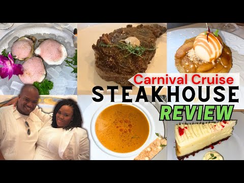 Our First Time at a Carnival Steak House! | Is it Worth It? | Review and Vlog on Carnival Conquest