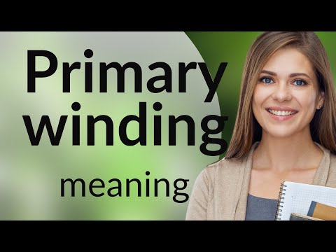 Primary winding — PRIMARY WINDING meaning