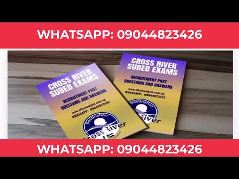 Cross River SUBEB Teachers Exams Past Questions and Answers | Cross River teachers Job portal