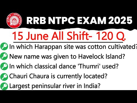 RRB NTPC 15 June All Shift Exam Analysis 2025 | NTPC Exam Analysis Today|RRB NTPC Exam Analysis 2025