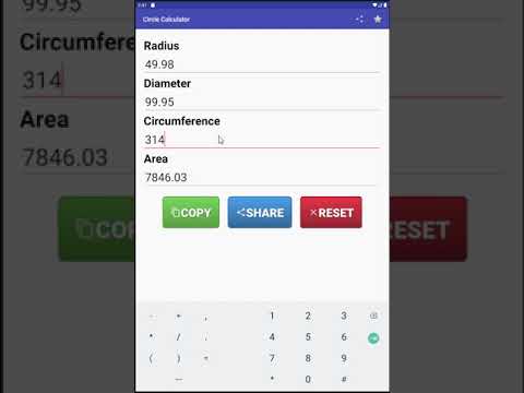 Circle Calculator from Mobilia Apps