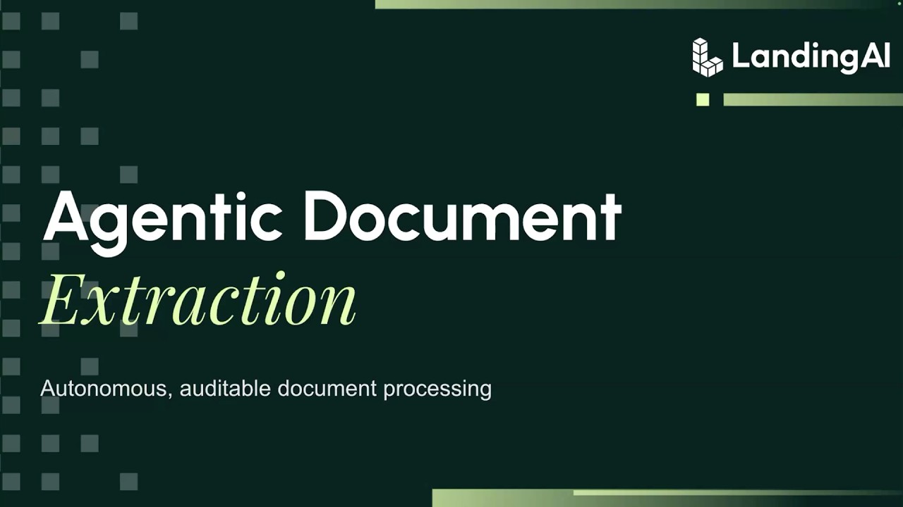 Intro to Agentic Document Extraction (April 8, 2026)
