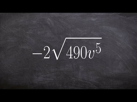 Simplifying the square root of an expression