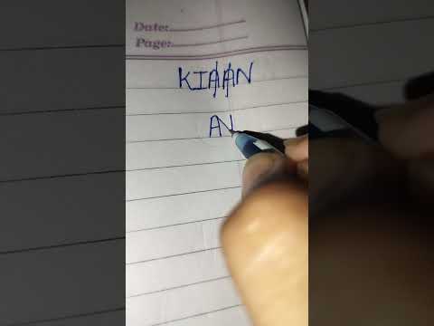 Kiaan name logo/ #shorts #ytshorts #nameart #namedesign #kiaannamelogo