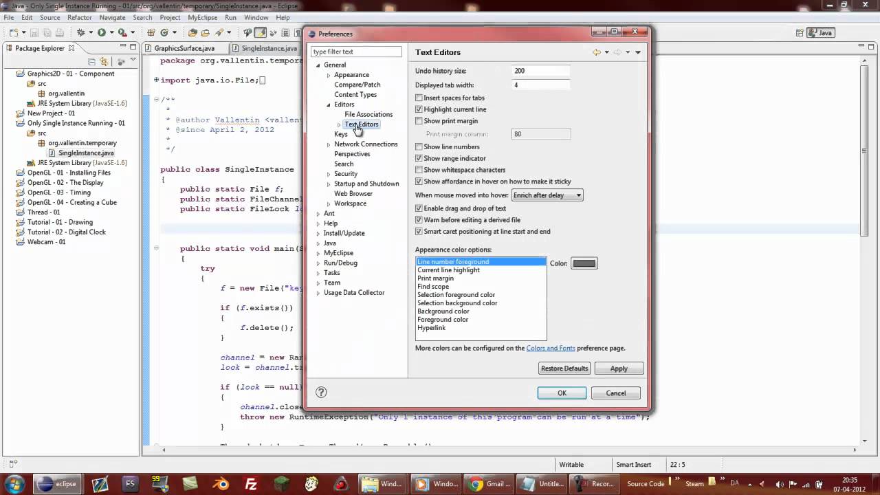 Java Tutorial - How To Enable Line Numbers (Eclipse) [60 Seconds]