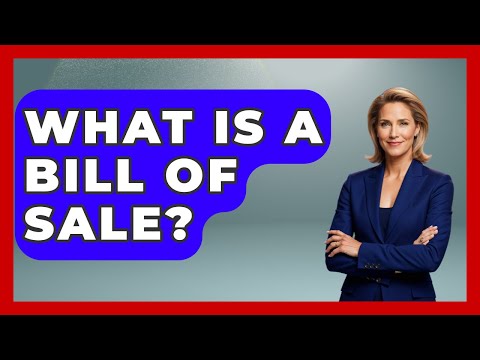 What Is A Bill Of Sale? - Home Investing Experts