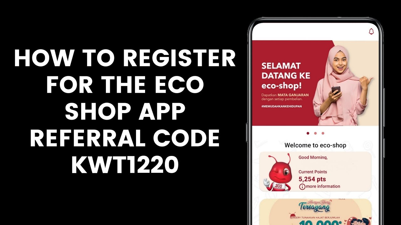 How to Register for the Eco Shop App l Referral Code KWT1220