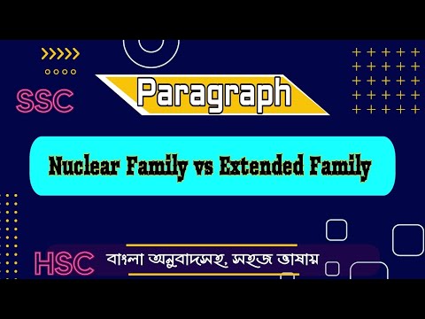 Paragraph | Nuclear Family vs Extended Family