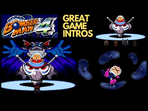 Super Bomberman 4 Game Intro (SNES)