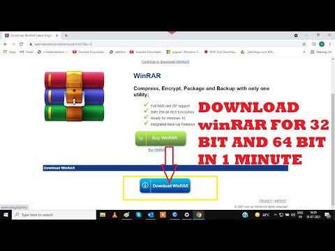 How to Install WinRAR on Windows 10 For 32 bit || How to Install WinRAR on Windows 10 For 64 Bit