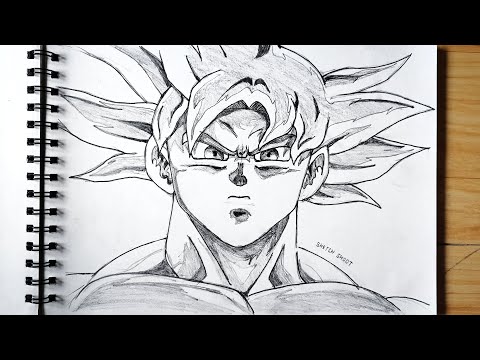 How to Draw Goku Face | Drawing Goku Face | Anime Drawing Easy - DragonBall Z