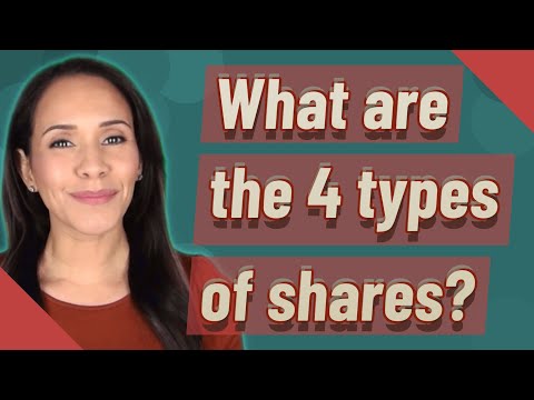 What are the 4 types of shares?