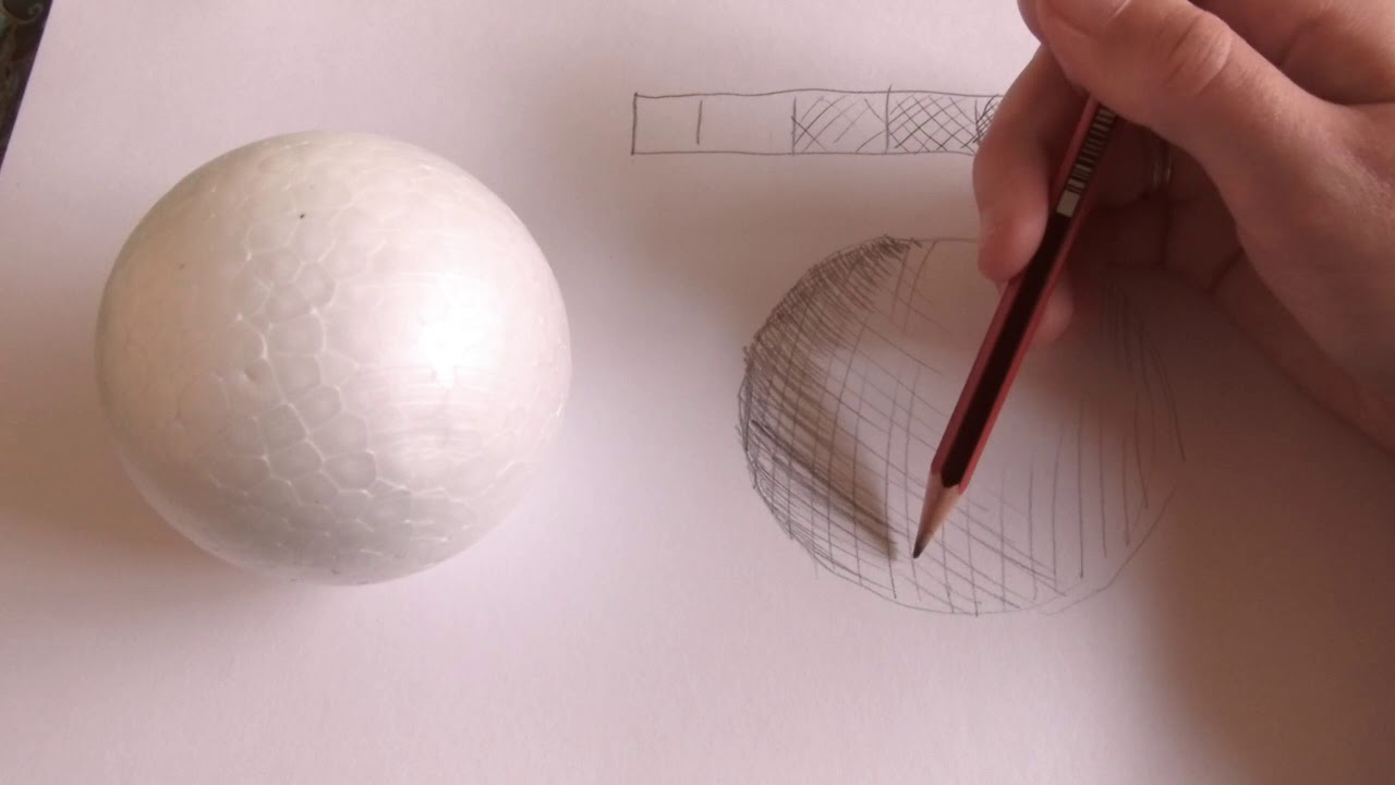 Shading techniques: Hatching, Cross Hatching, Contouring, Stippling, Scumbling