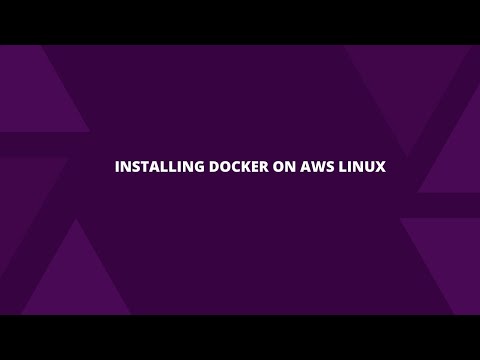 Installing Docker on AWS Linux 2