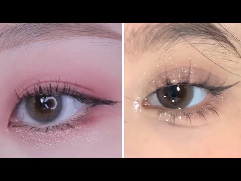 KOREAN NATURAL EYE MAKEUP TUTORIAL COMPILATION 2023|STEP BY STEP KOREAN EYE MAKEUP TUTORIALS 🌷♥️🌸