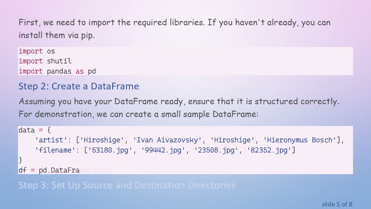 How to Create a Folder Structure from a Pandas DataFrame in Python