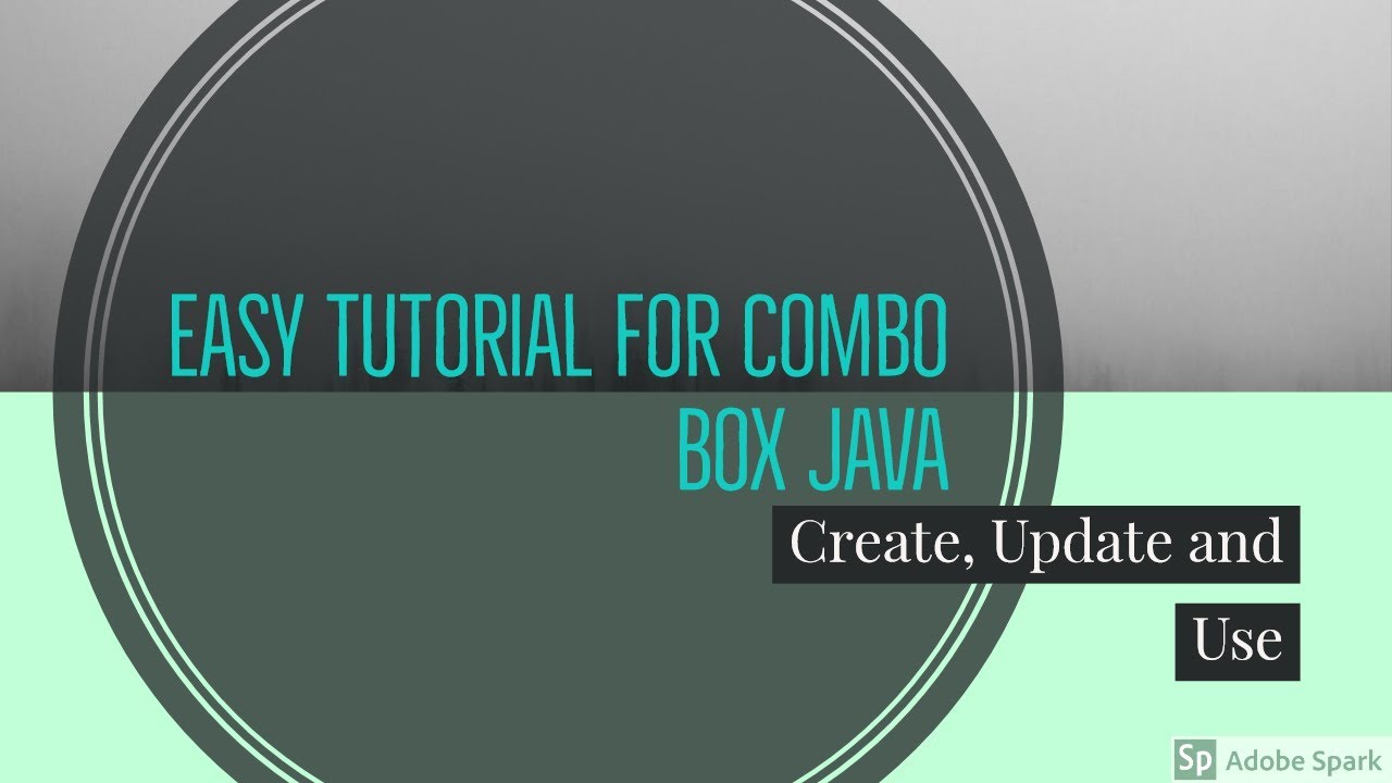 JComboBox in Java | Basic Java Tutorial | Create, Update Drop Down and Use