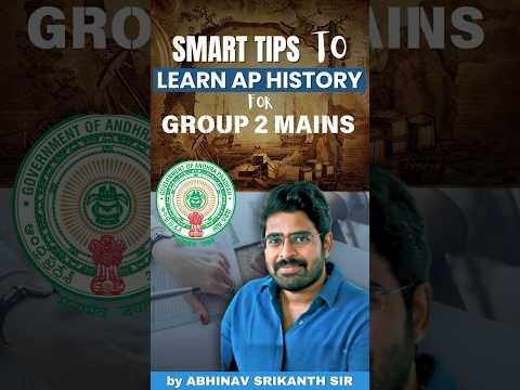 Smart Tips to Learn AP History for Group 2 MAINS #appscgroup2 #appsc