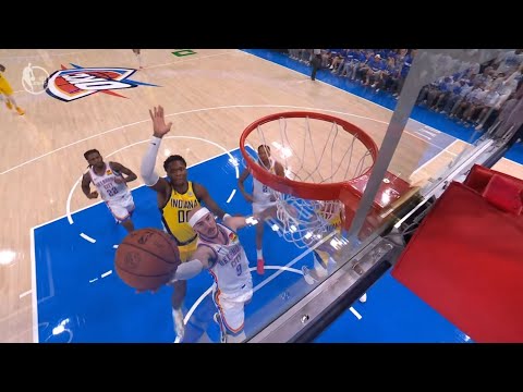Bennedict Mathurin with a superb chasedown block on Alex Caruso in game 5!