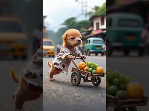 Puppy Is Very Hard Working Dogs Very sad dog story #Action 55