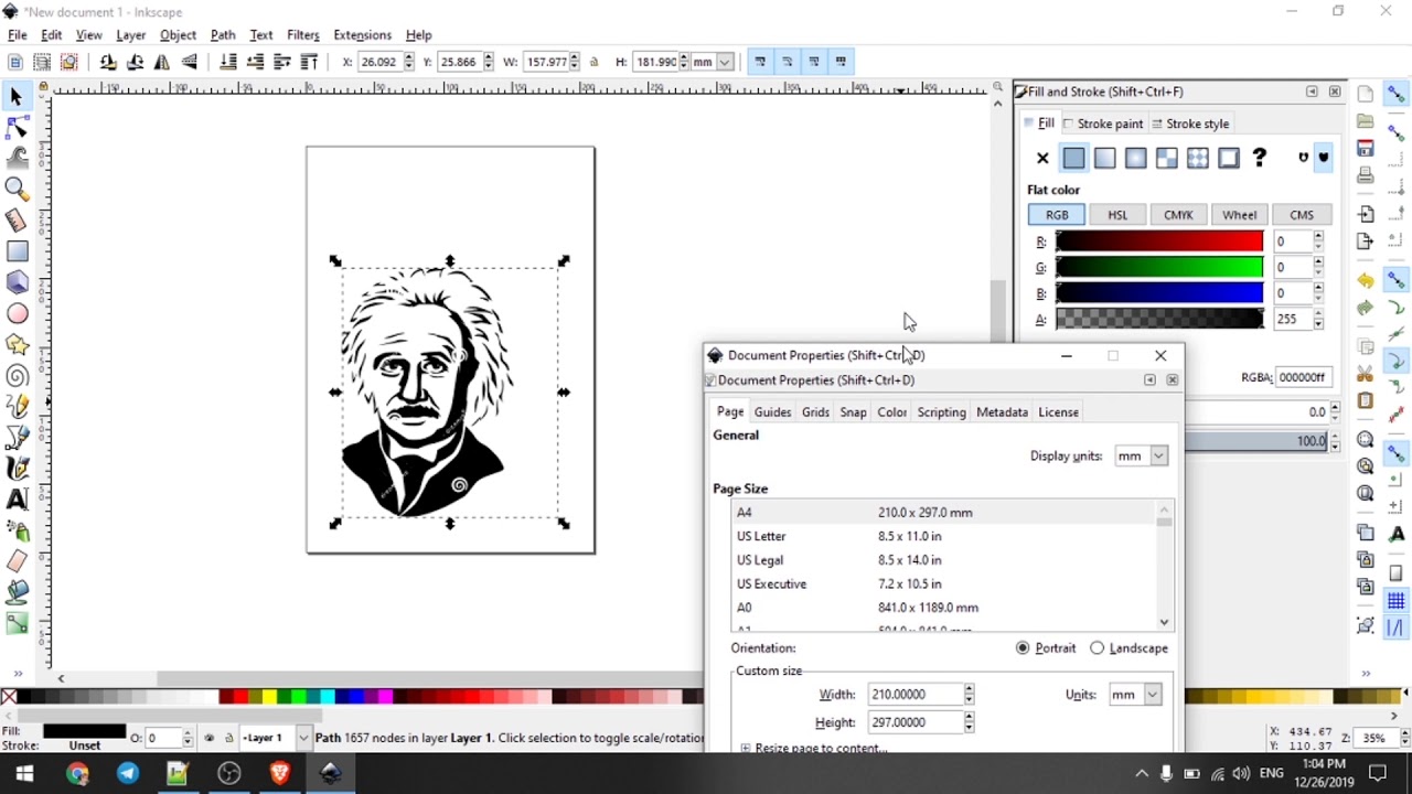 How to generate G-code for 2D plotter #2D_plotter_inkscape