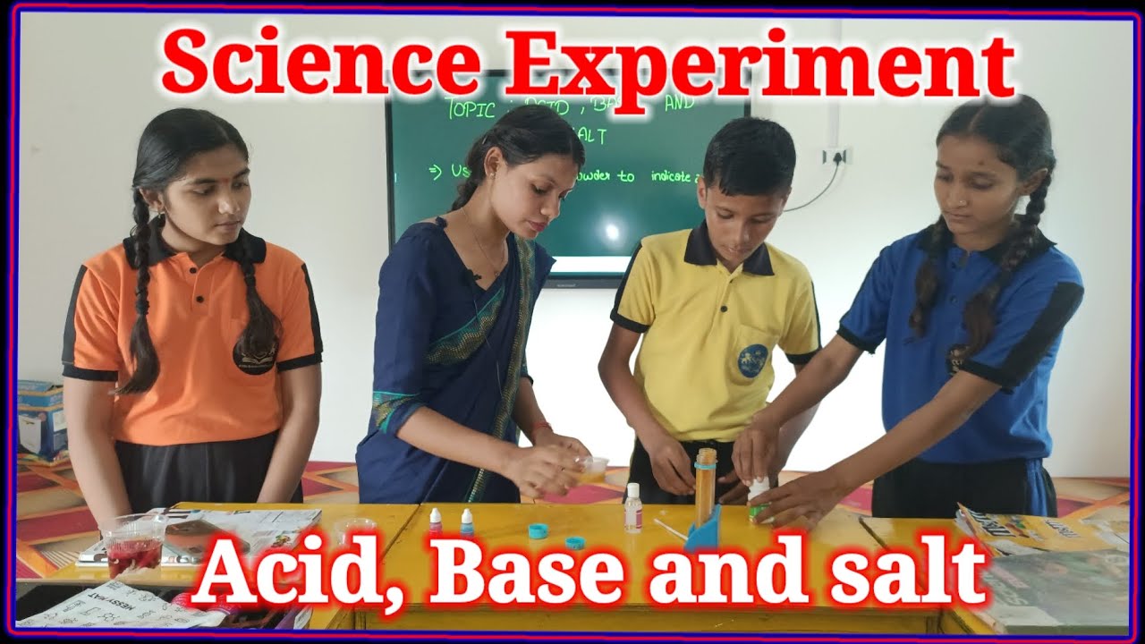 Acid, Base, and Salt Experiment | Class 8 Science | Easy & Fun Chemistry #experiment