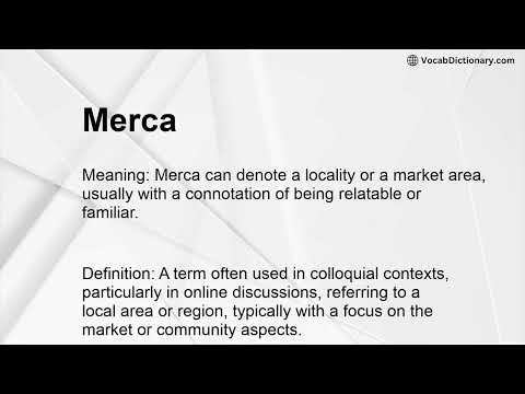 Merca Meaning
