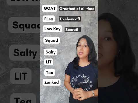 Slangs and their meanings #dailyenglish