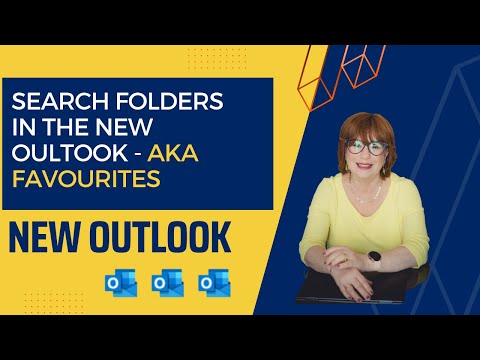 Favourites in New Outlook replace Search Folders.