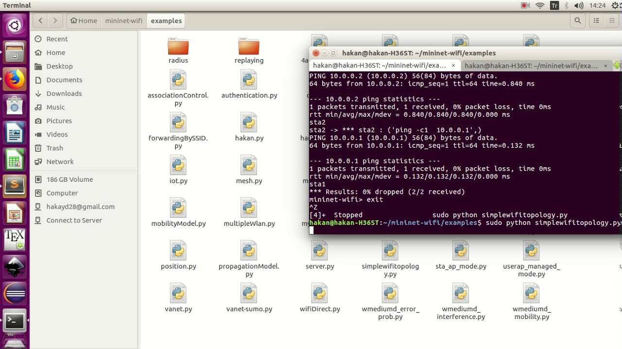 mininet socket programming