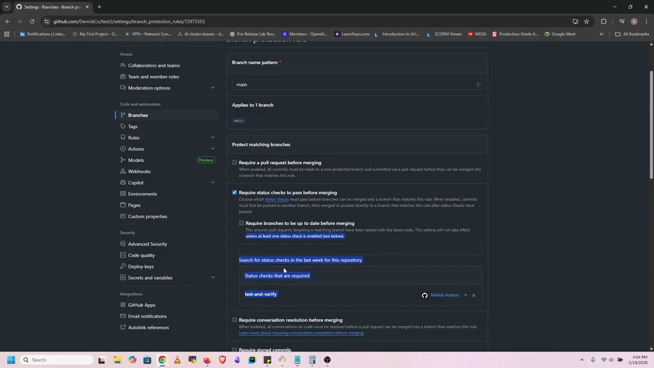 A boring demo of merge queues in GitHub Enterprise
