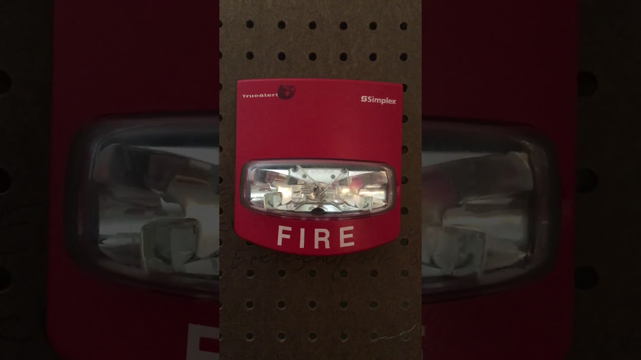 Simplex truealert strobe testing