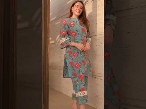 All Over Printed Dress Design Ideas For Eid | Same Print Dress Design 2023