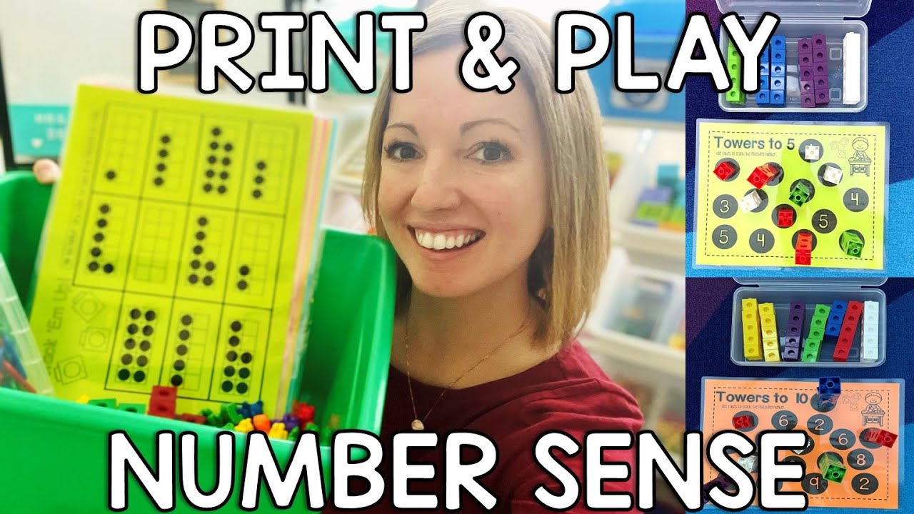 Print and Play Number Sense Centers