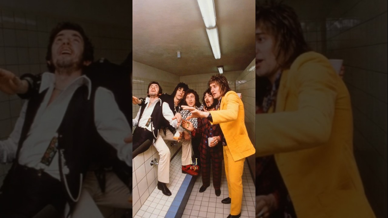 Rod Stewart with Faces Band — Rare 1971 Throwback #rodstewart #1971rock #classicrock