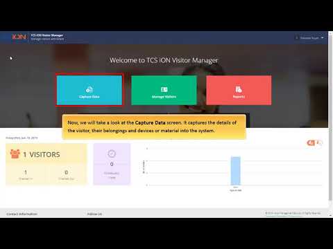 TCS iON Visitor Manager – Administrator Configurations