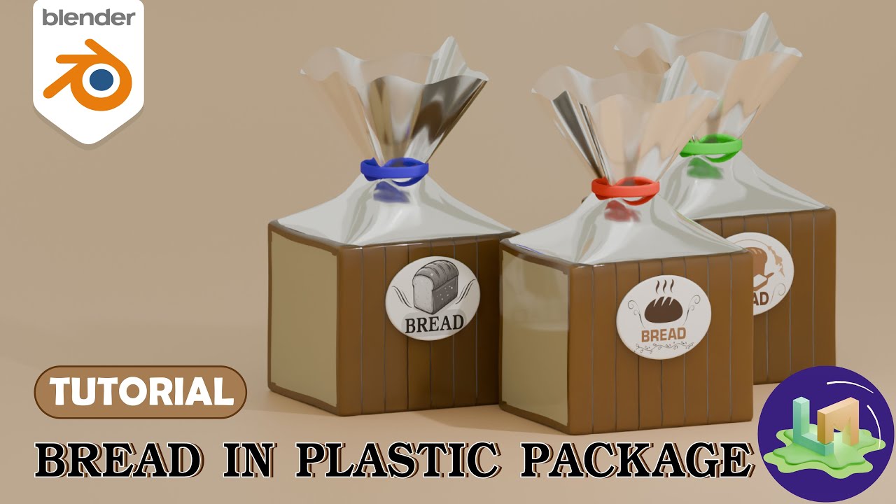 Blender Tutorial I Bread In Plastic Package