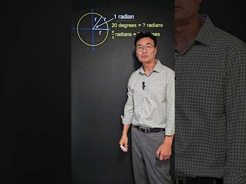 How to go from degrees to radians and vice-versa