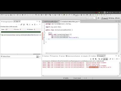 Executando código ao iniciar sua classe ou aplicação Java | Software ...