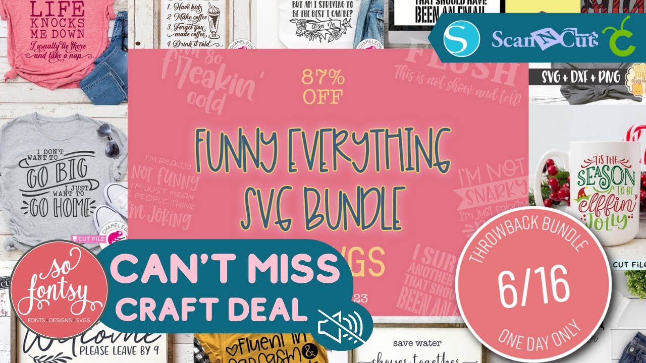 Best of Funny SVG Designs for Crafters ✂️ So Fontsy