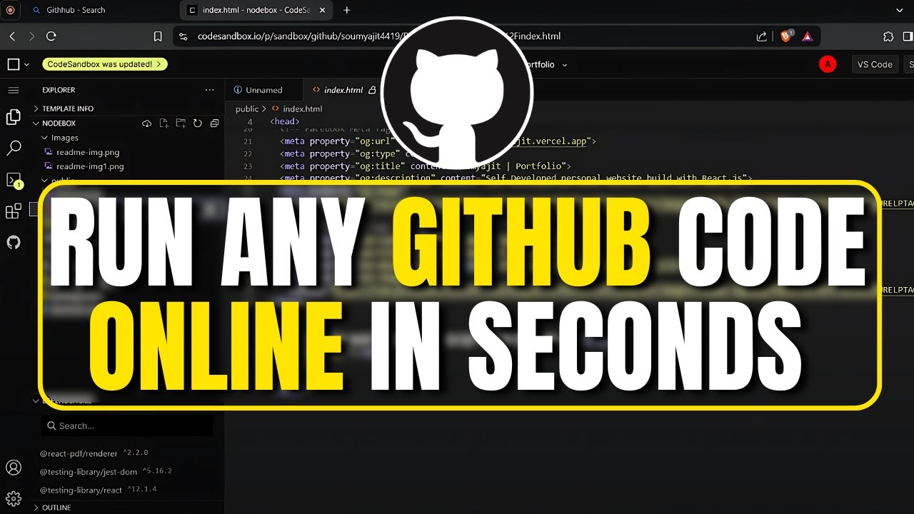 GitHub Online IDE: Test & Run Repository Code Without Installation
