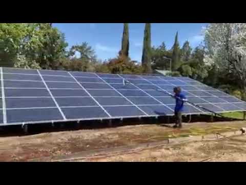Solar Panel Cleaning in Fresno, CA - Mountain View Window Cleaning