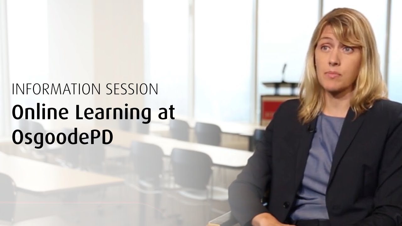Osgoode Professional Development Online Learning