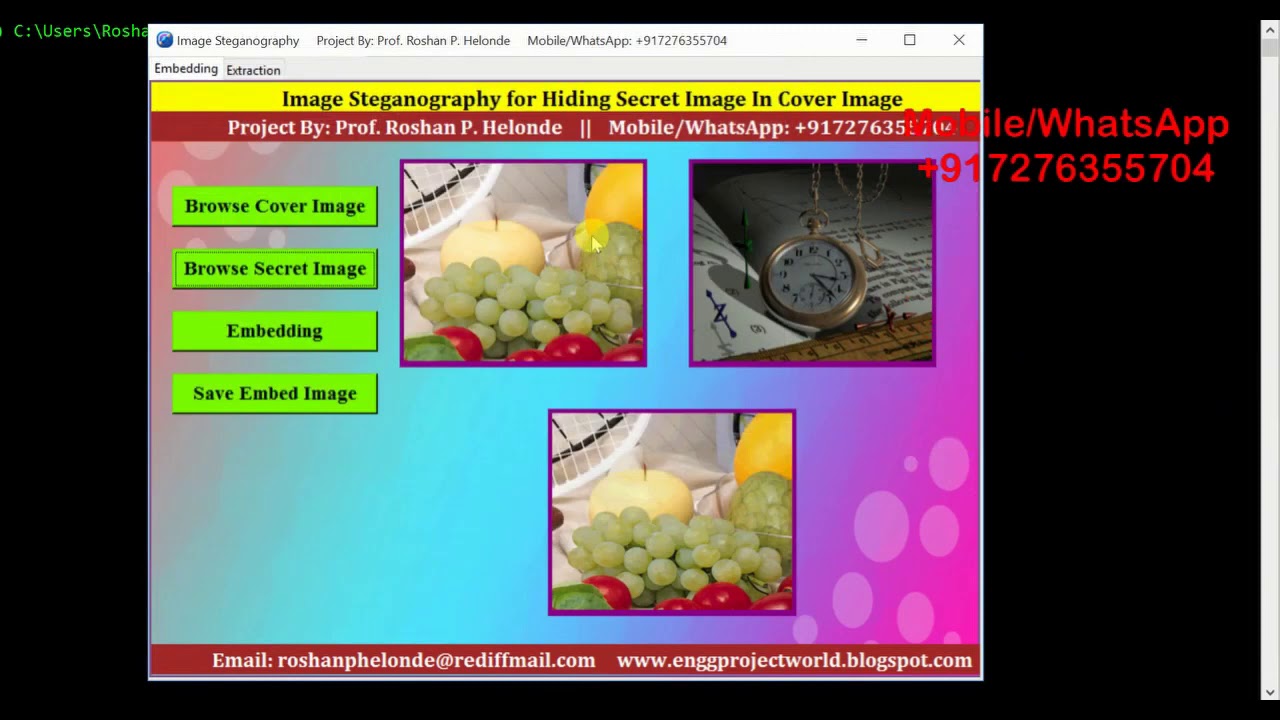 Python Code On Image Steganography For Hiding Secret Image in Cover Image