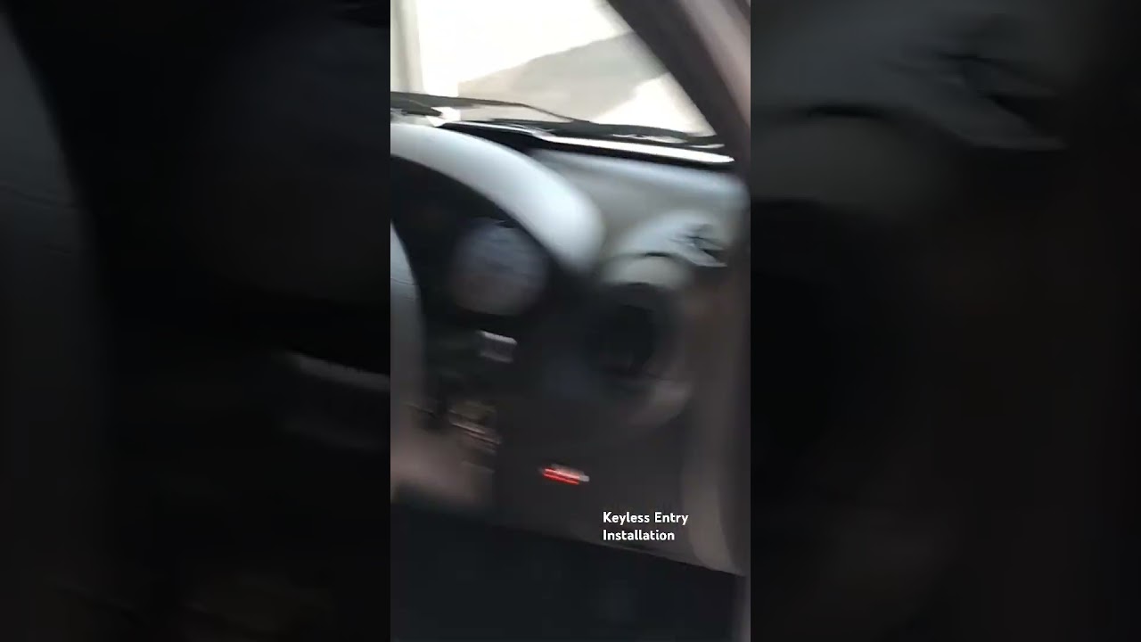 Keyless Entry Installation In A Nissan NP200