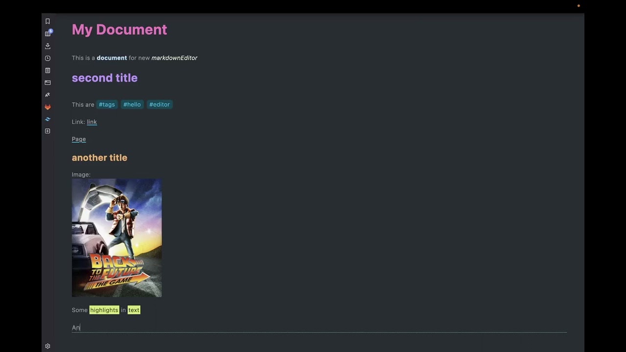 Developing a markdown editor with live preview in place