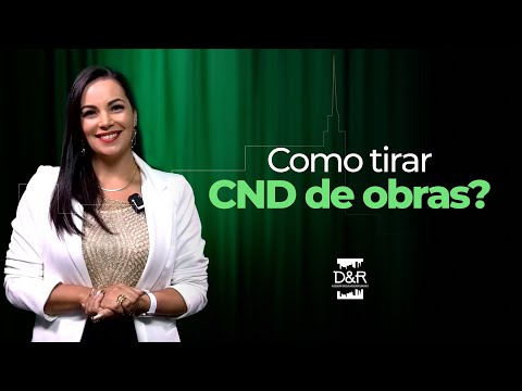 Como tirar uma CND de obras Online?