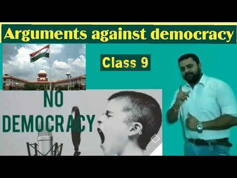 Arguments Against Democracy (in Hindi) Class 9