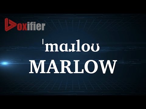 How to Pronunce Marlow in English - Voxifier.com