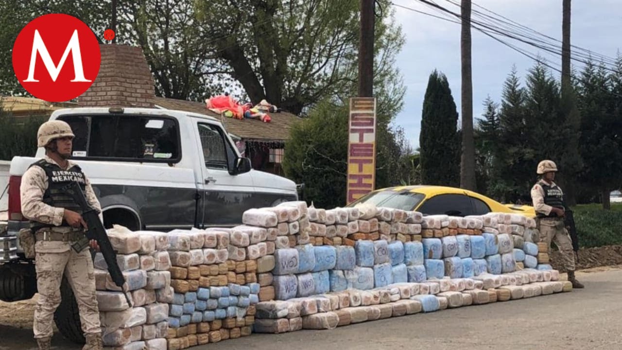 Decomisan más de una tonelada de droga en Baja California